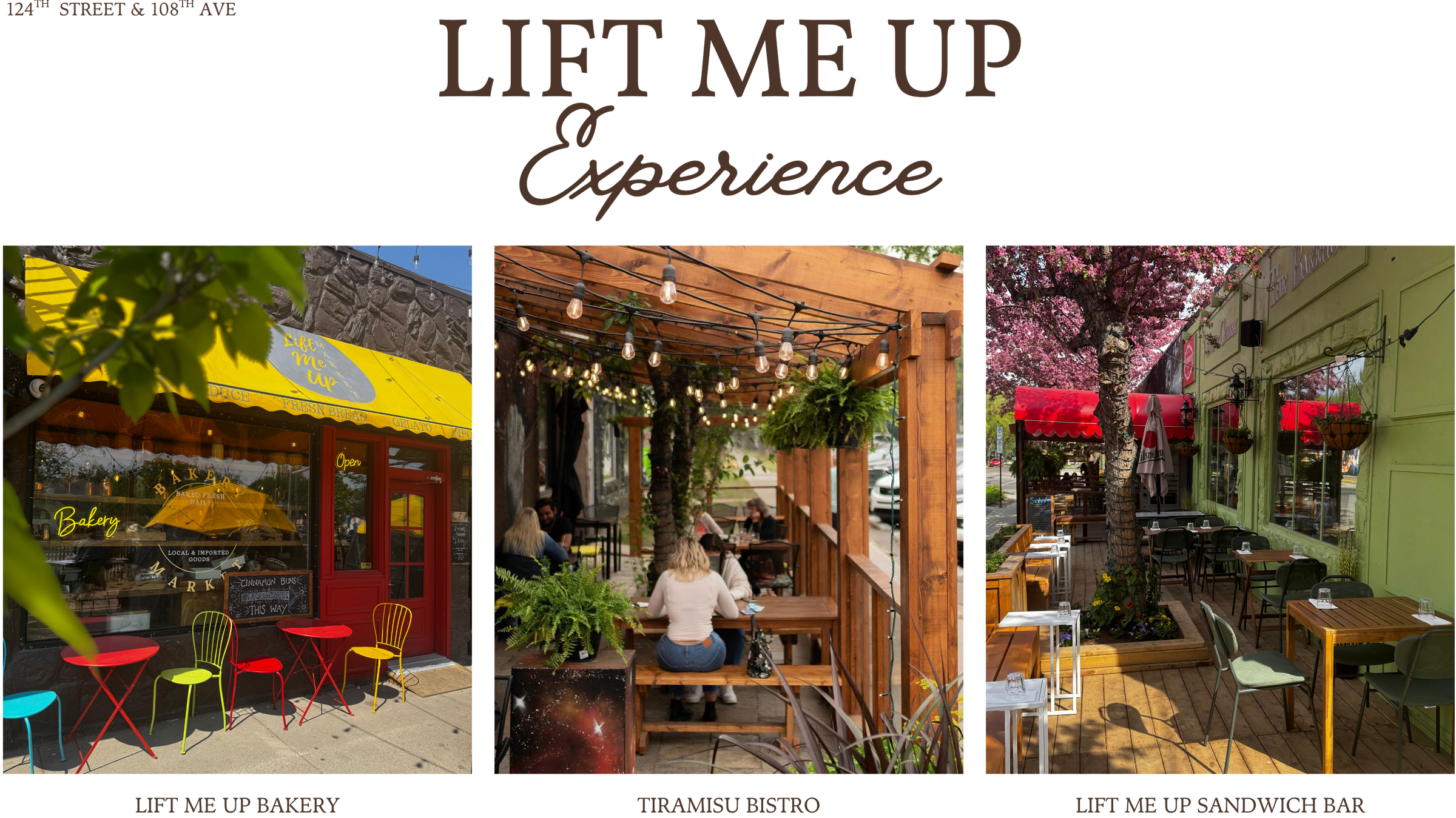 Lift Me Up Experience | Tiramisu Bistro